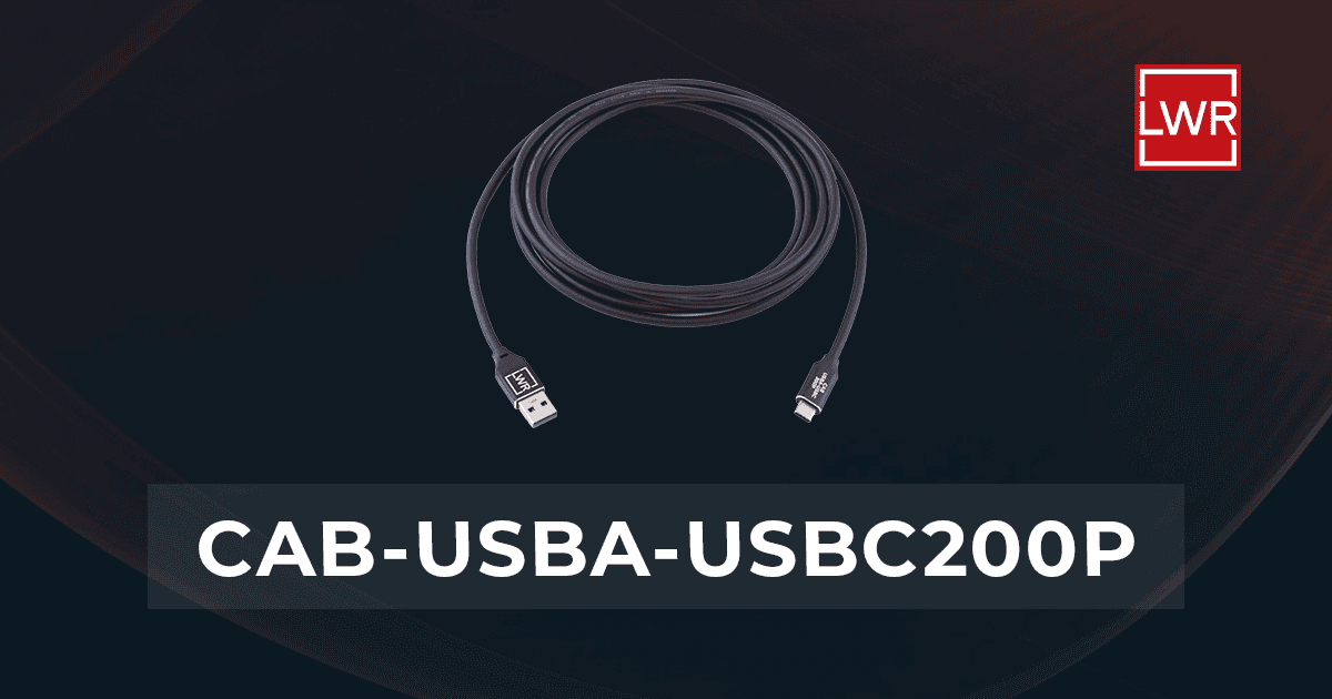 CAB-USBA-USBC200P | 2m USB-A - USB-C Cable