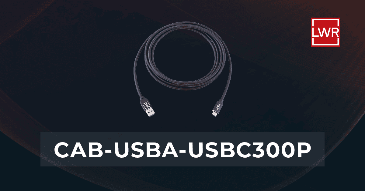 CAB-USBA-USBC300P | 3m USB-A - USB-C Cable