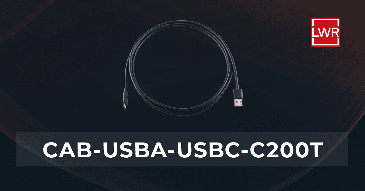 CAB-USBA-USBC-C200T | 2m USB-A - USB-C Cable