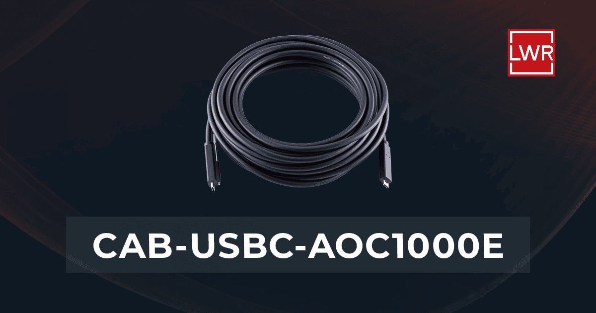 CAB-USBC-AOC1000E | 10m USB-C Active Optical Cable