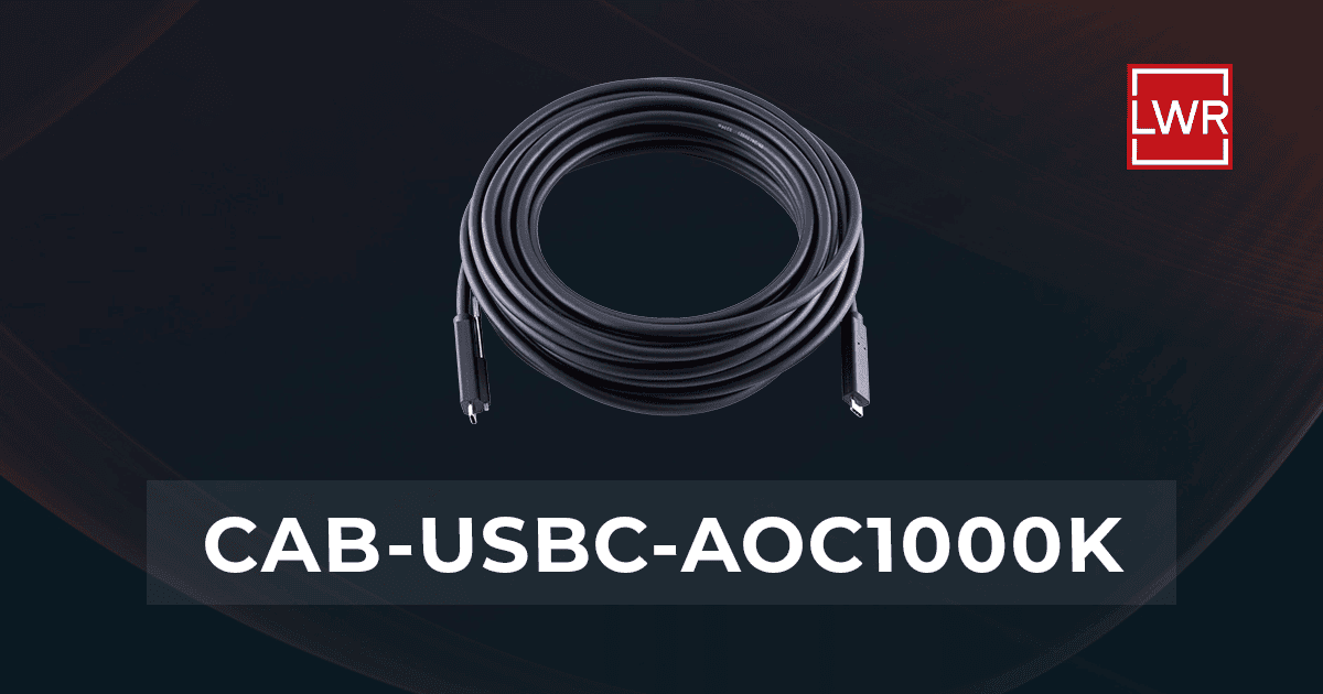 CAB-USBC-AOC1000K | 10m USB-C Active Optical Cable