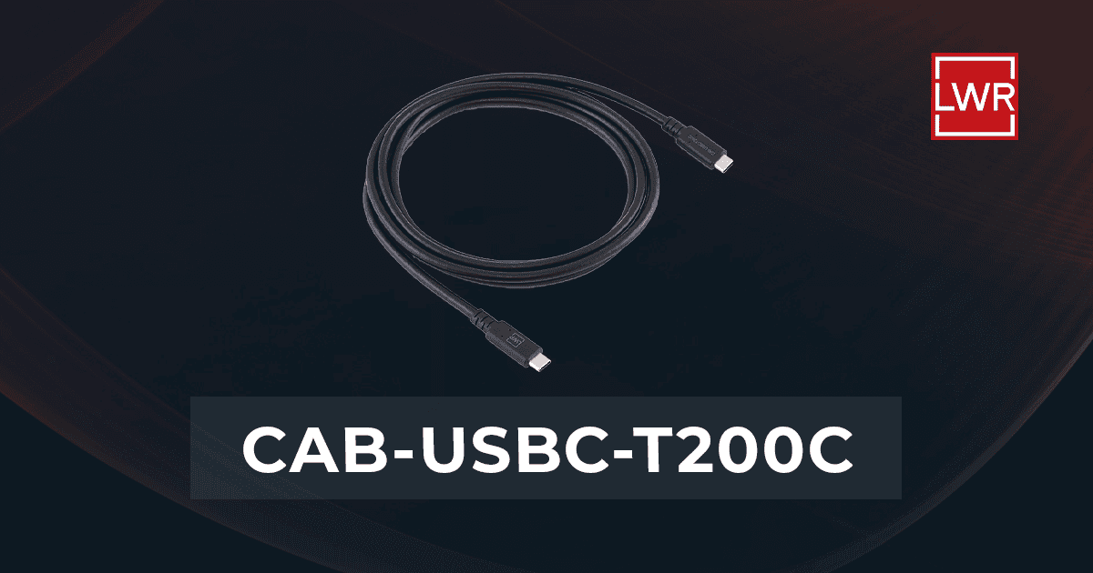 CAB-USBC-T200C | 2m USB-C Cable - 100W