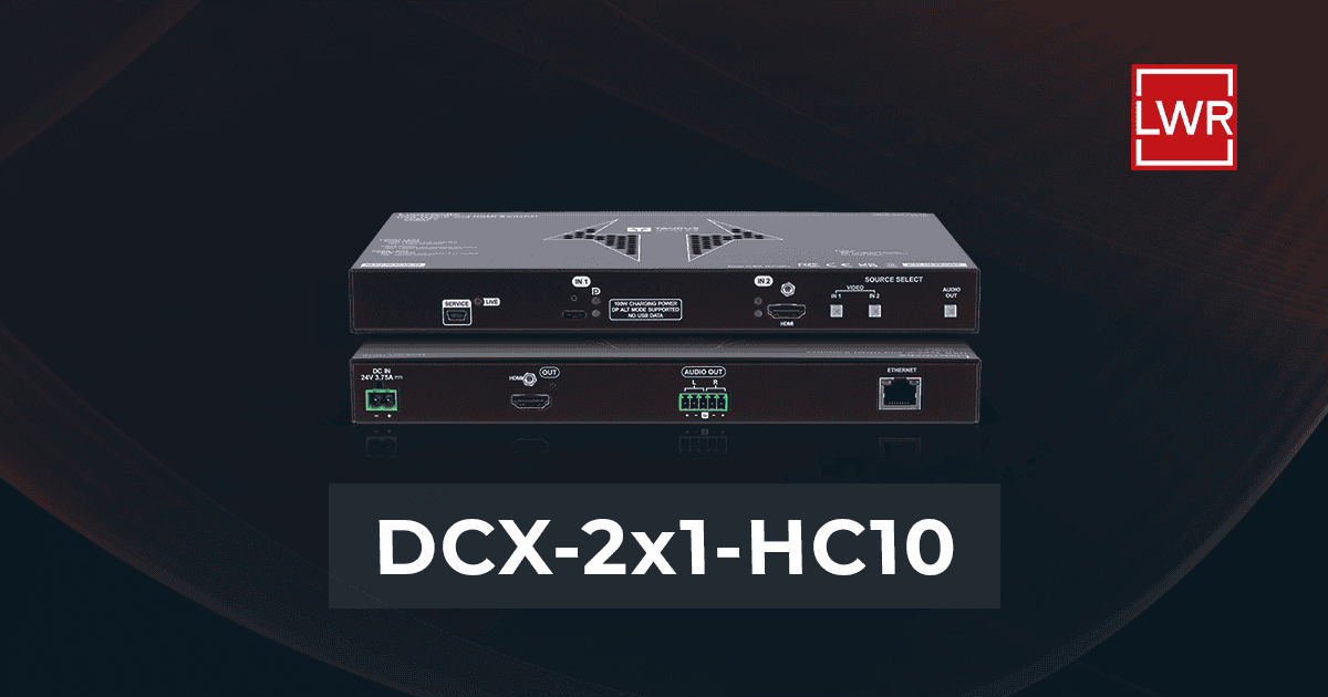 DCX-2x1-HC10 | HDMI 2.0 and USB-C Video Switcher