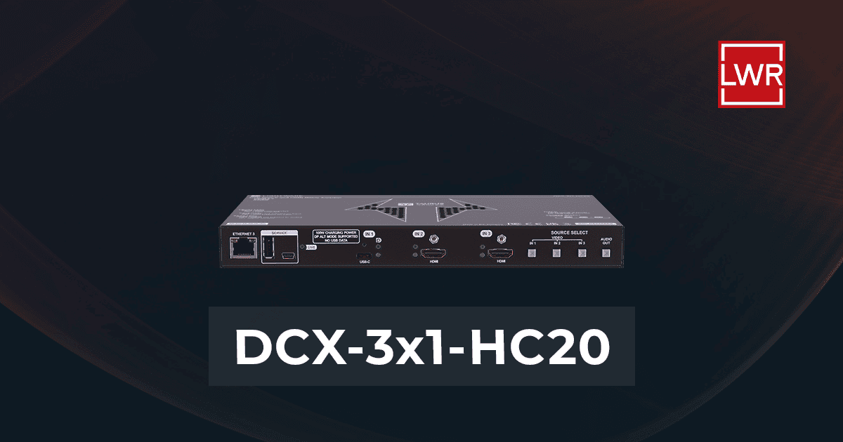 DCX-3x1-HC20 | HDMI 2.0 and USB-C Video Switcher