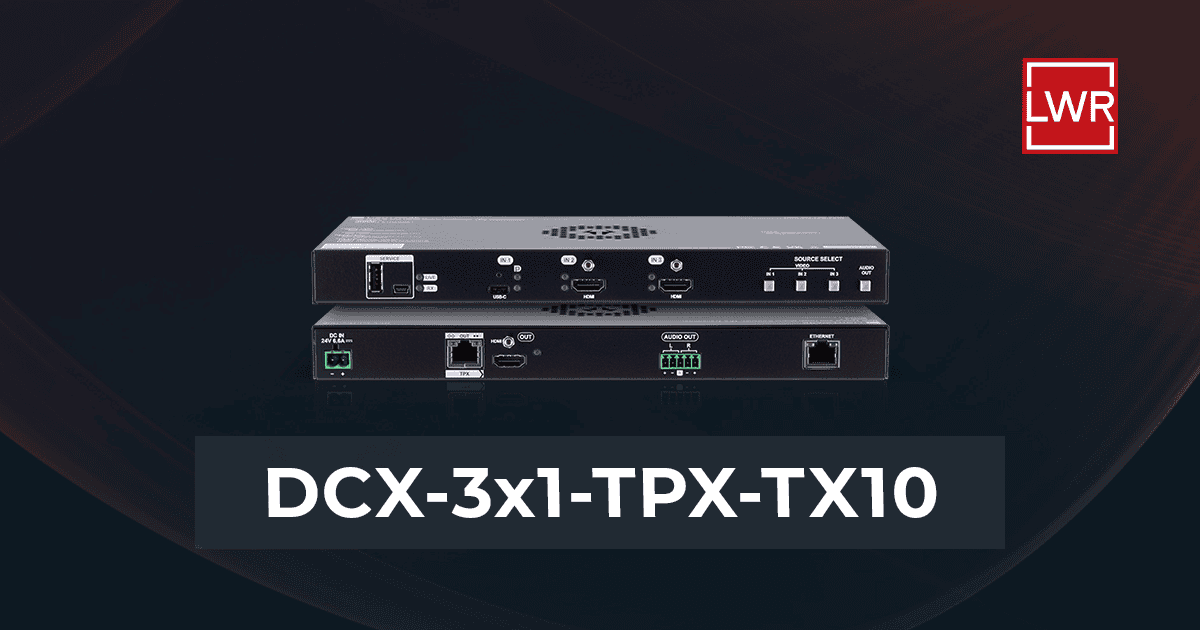 DCX-3x1-TPX-TX10 | HDMI 2.0 & USB-C Swithcer Transmitter