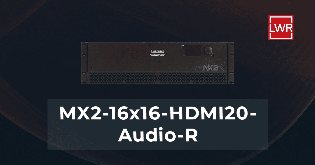 MX2-16x16-HDMI20-Audio-R | 4K HDMI Matrix Switcher