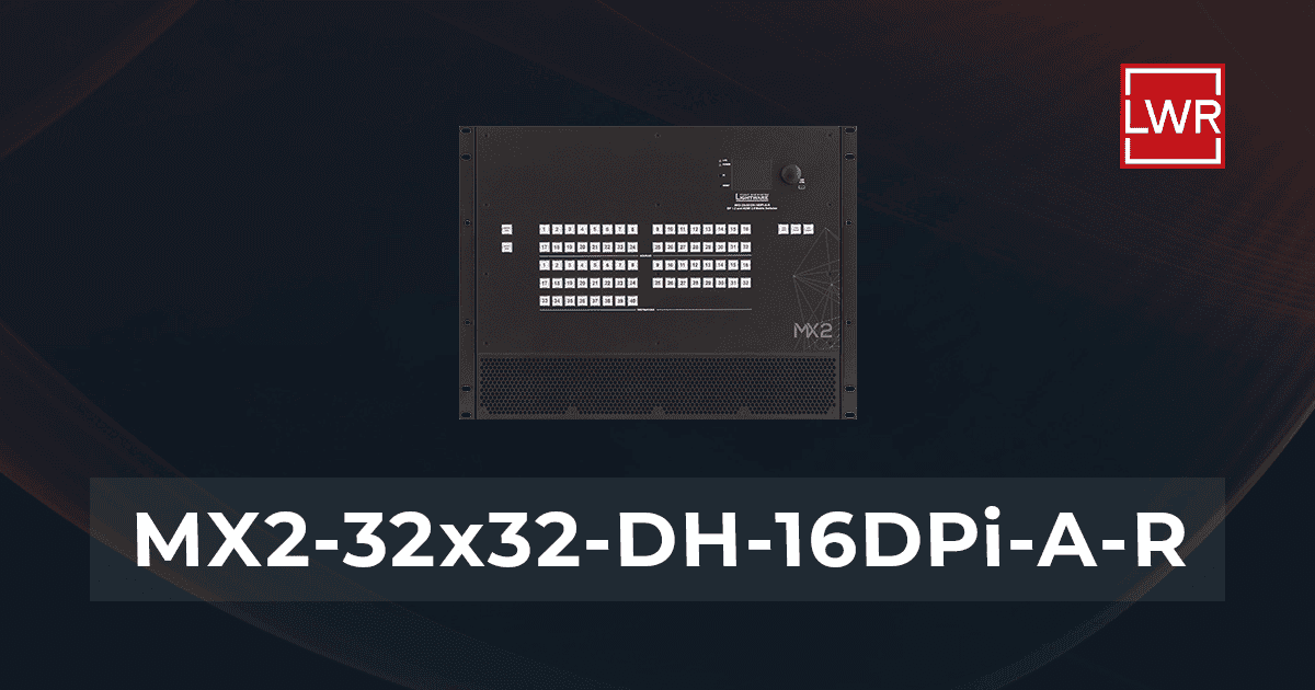 MX2-32x32-DH-16DPi-A-R | 4K Mixed DP & HDMI Matrix Switcher