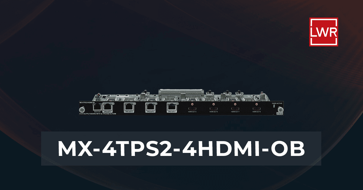 MX-4TPS2-4HDMI-OB | Modular Matrix TPS & HDMI Input Board