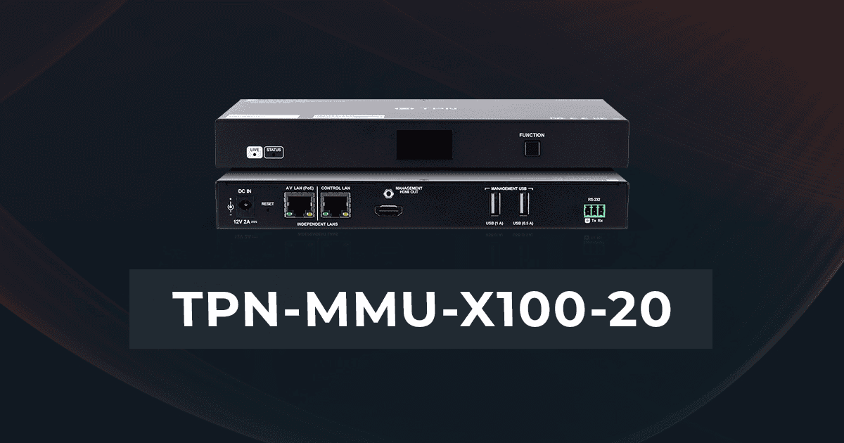 TPN-MMU-X100-20 | Lightware's Matrix Management Unit