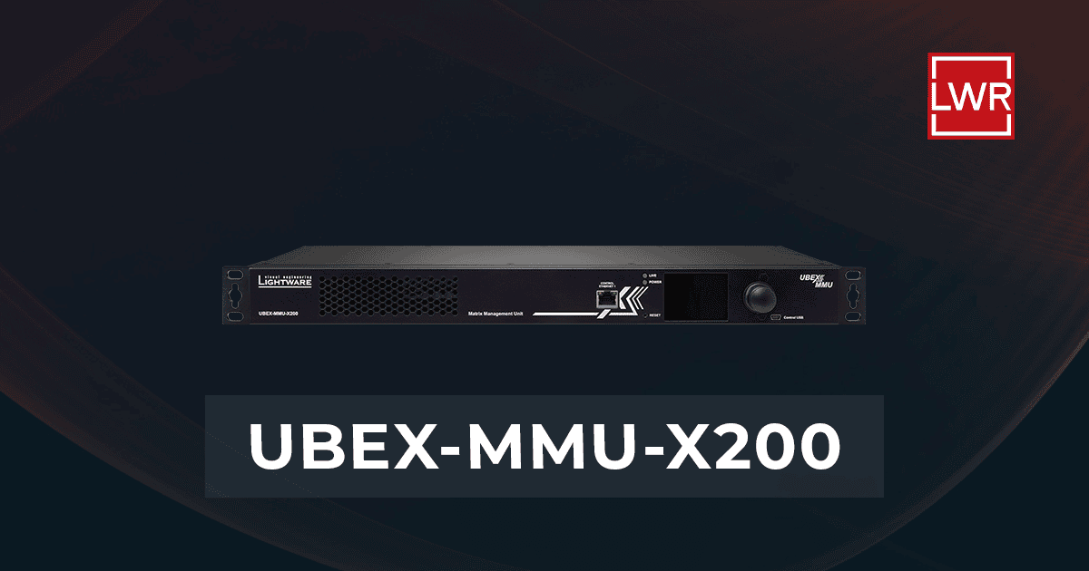 UBEX-MMU-X200 |Control Unit for UBEX Extenders