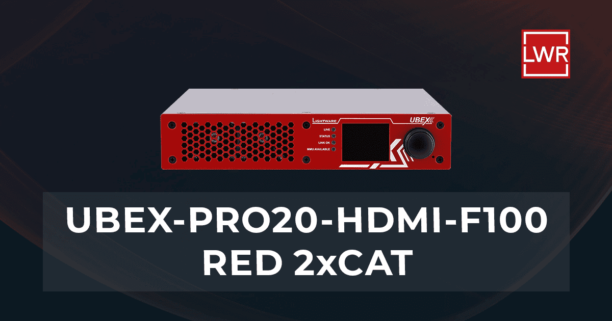 UBEX-Pro20-HDMI-F100 RED 2xCAT
