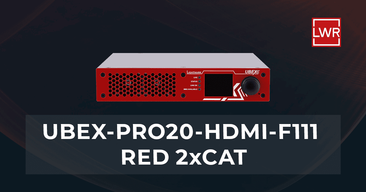 Lightware's High-Performance AV Over IP Extender