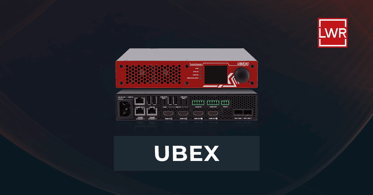 Ubex AV-over-IP solution