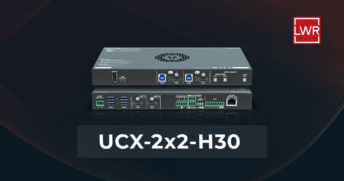 Lightware UCX-2x2-H30 | 4K USB-C Video Switcher
