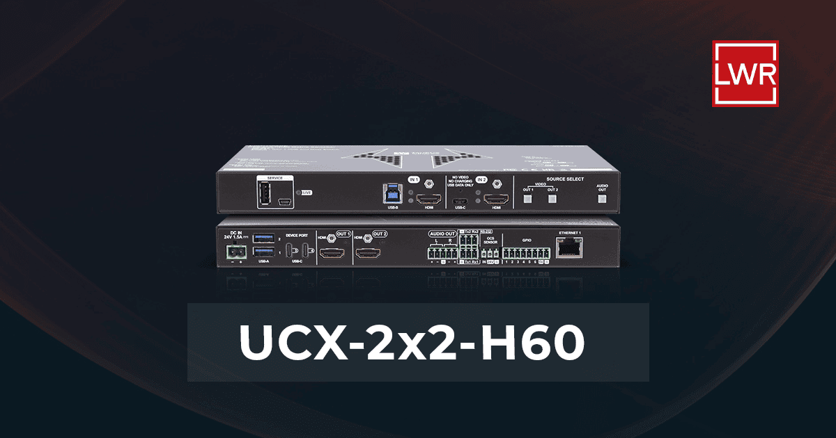 UCX-2x2-H60 | HDMI 2.0 Universal Video Switcher