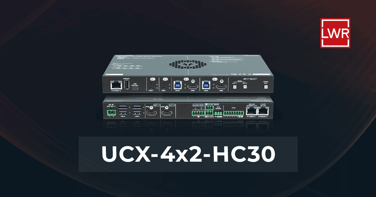 Lightware UCX-4x2-HC30 | Versatile USB-C Video Switcher