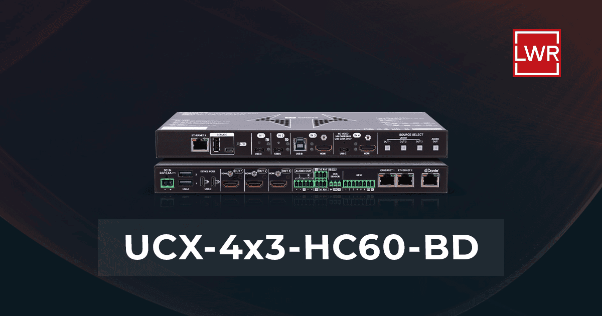 UCX-4x3-HC60-BD | USB-C & HDMI 2.0 Universal Video Matrix