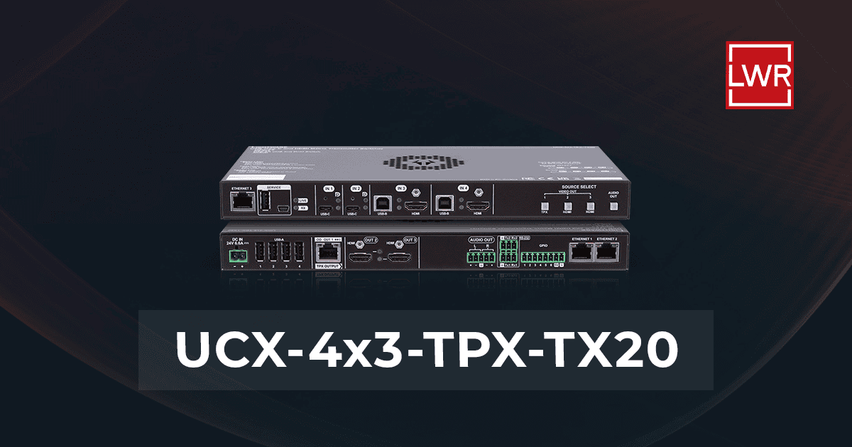 UCX-4x3-TPX-TX20 | HDMI 2.0 & USB-C Matrix Transmitter