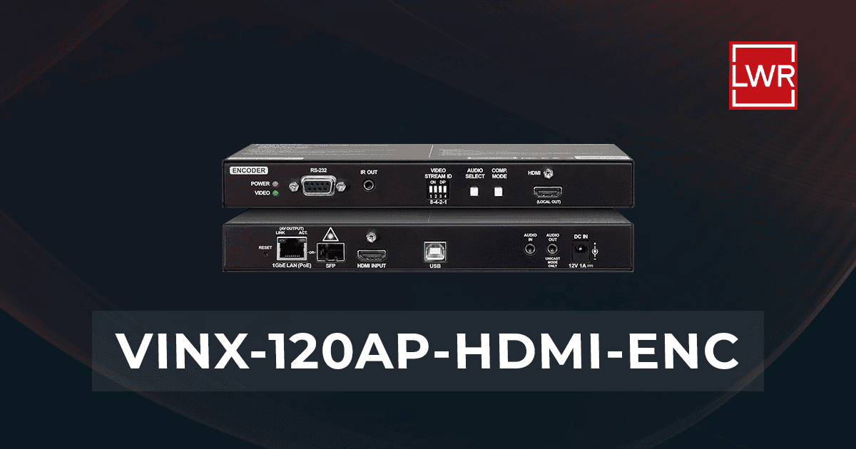 VINX-120-HDMI-ENC | 1G AVoIP Multimedia Extender